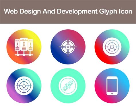 Web Design And Development Vector Icon Set 21377415 Vector Art At Vecteezy