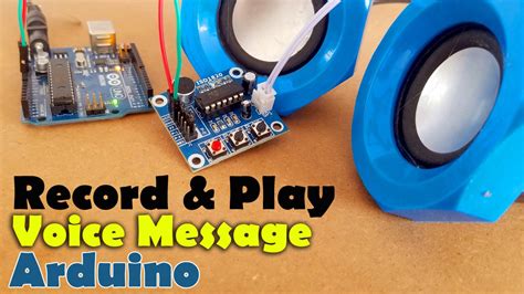 Arduino Isd1820 Voice Recorder And Playback Module