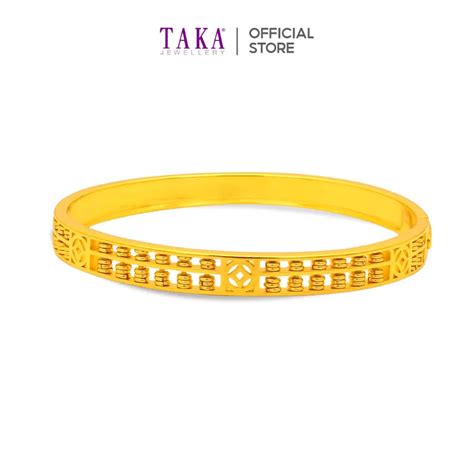 Taka Jewellery 916 Gold Bangle Taka Jewellery
