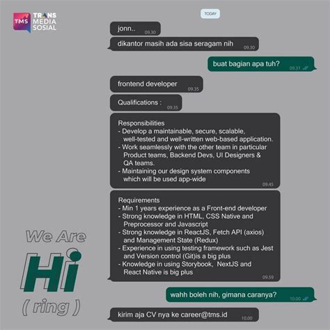 Seo Specialist Motion Graphic Designer Backend Developer Trans Media Sosial Ika Um