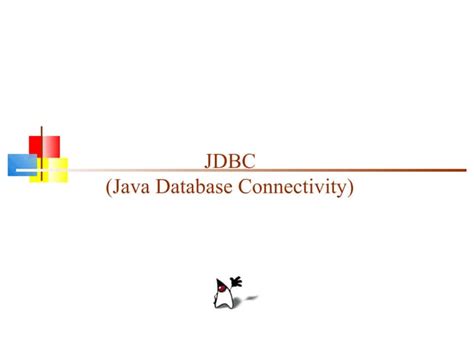 Jdbc Database In Java Ppt