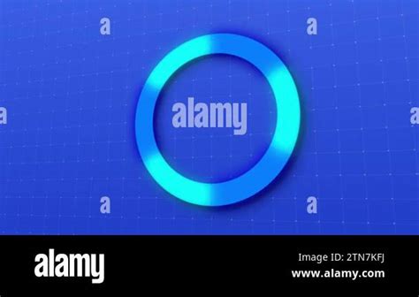 4k Simple And Clen Loading Animation With Digital Dots Grid Moving In