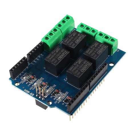 Snapklik Com Pcs V Channel Relay Shield Four Channel Relay Control Board Relay Expansion