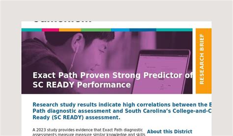 Exact Path Diagnostic And South Carolinas Edmentum