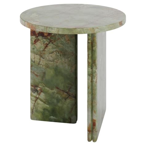 Luna Onyx End Table In Green Onyx For Sale At 1stdibs