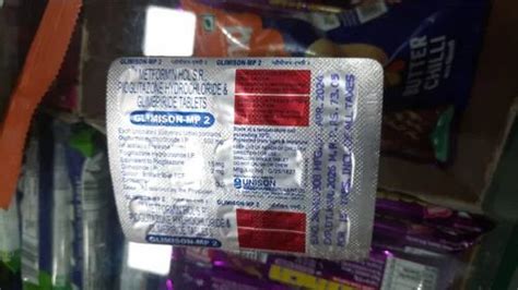 Metformin Hcl Sr Pioglitazone Hydrochloride Glimepiride Tablet At ₹ 295 Stripe Pioglitazone