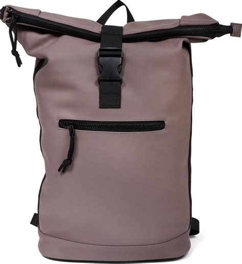 Norlander Dull Pu Waterdichte Rugzak L Roltop Rugzak Fietsrugzak Taupe Bol Com