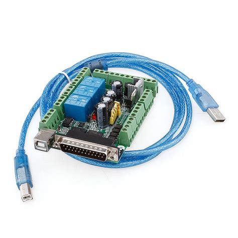 Cnc Mach3 Usb 6 Axis Interface Breakout Board Adapter For Stepper Motor Driver Free Shipping