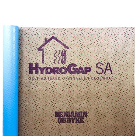 Benjamin Obdyke Hydrogap Sa Self Adhered Drainable Housewrap 475x80