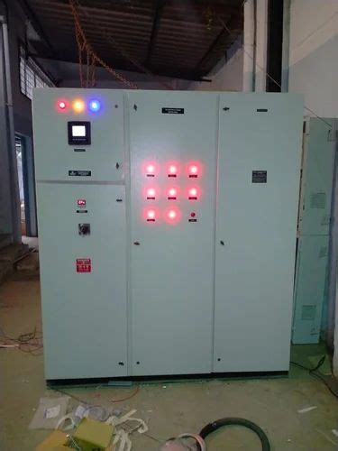 Mild Steel Three Phase Automatic Power Factor Control Apfc Panel For Cement Plant 440 V At