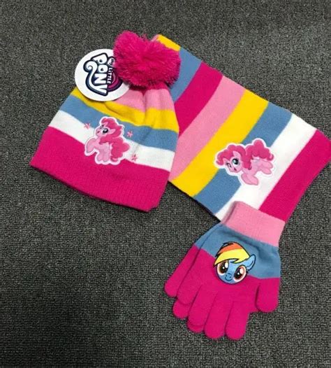 1 комплект Вязаная Шапка бини с милым рисунком лошади детский Рождественский зимний вязаный