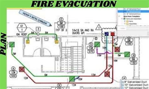 Design Fire Emergency Evacuation Plumbing Fire Safety Map For Your
