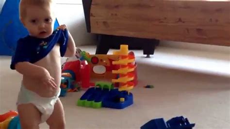 Oh So Cute With His Belly Button Youtube