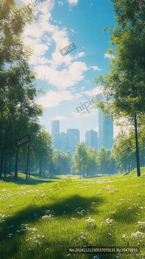 Ai创作图城市大草地 绿色治愈系森林草地 蓝天白云绿化城市 花草树木城市风景 都市草原草地 态城市绿草地 城市的草原 阳光树木草地 阳光草地朦胧美 城市绿化草地树木 都市城郊踏青 3d草地