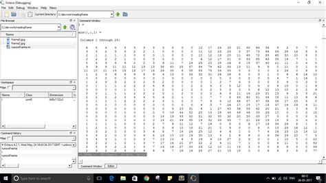 Python Frame Values Of Same Frames Of A Videofile In Matlab And