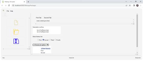 Github Francis Chris Webapppackage A Generic Html Gui Starter Package For Web Applications
