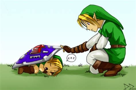 I Love How This Artist Put The Older Link And The Young Link Together