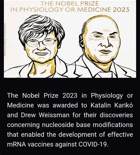 Hari Brahma Reddy Pittu On Linkedin Medicine Nobel 2023 Awarded To