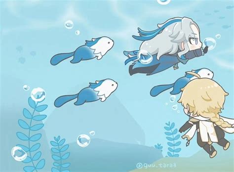 Cr Guu Tara3 Otters Character Art Chibi Characters