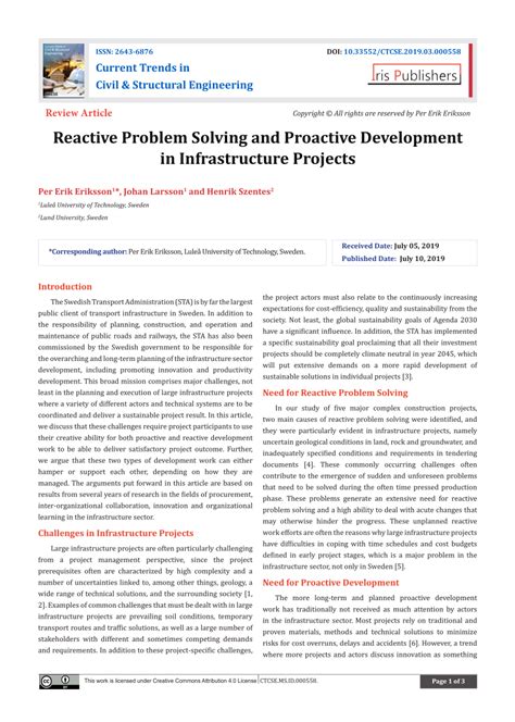 pdf reactive problem solving and proactive development in