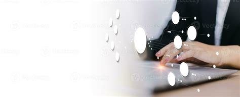 Business Process And Workflow Automation With Flowchart Businesswoman In Background