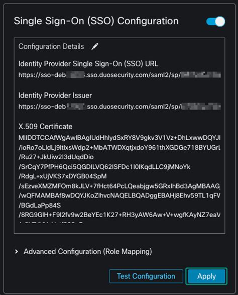 configure secure firewall management center access with duo sso cisco