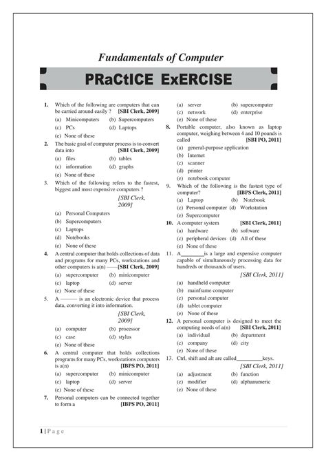 SOLUTION Fundamentals Of Computer Mcq Questions Studypool
