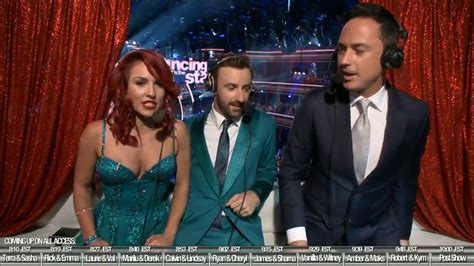 James Hinchcliffe And Sharna Burgess Dancing With The Stars All