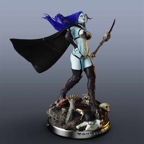 Lady Death Fanart Sculpt Zbrushcentral