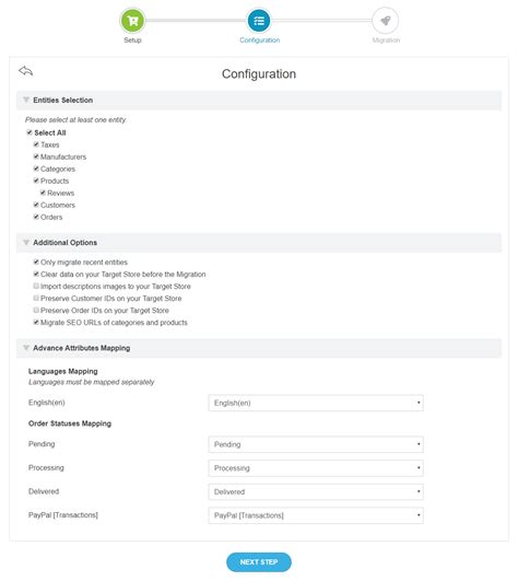 How Migration Tool Works Next Cart