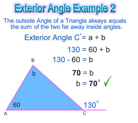 Exterior Angle Of A Triangle Passys World Of Mathematics