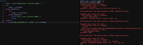 I Want To Understand Why My Code Gives An Error Python The