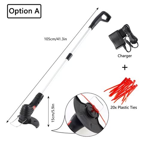 Cordlesss Grass Trimmer Rechargeable Electric Lawn Grandado