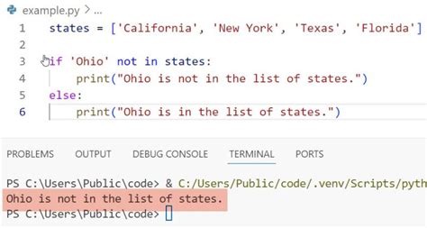 How To Check If An Element Is Not In A List In Python