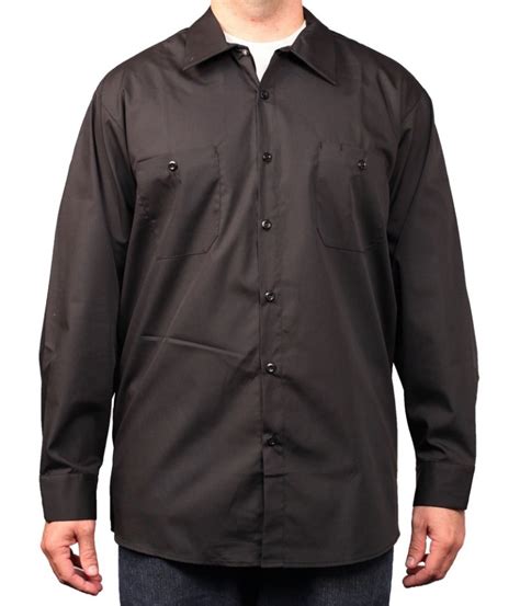 Long Sleeve Industrial Cotton Work Shirt Oc Work Wear