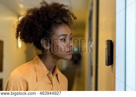 Woman Using Face Image Photo Free Trial Bigstock