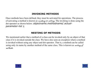Methods In C PPT