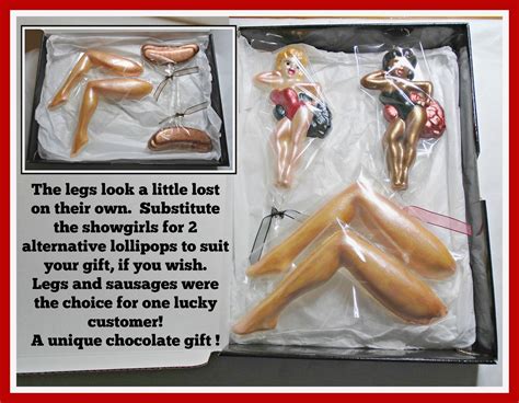 Belgian Chocolate Legs Edible Cake Decoration Funny T Hand