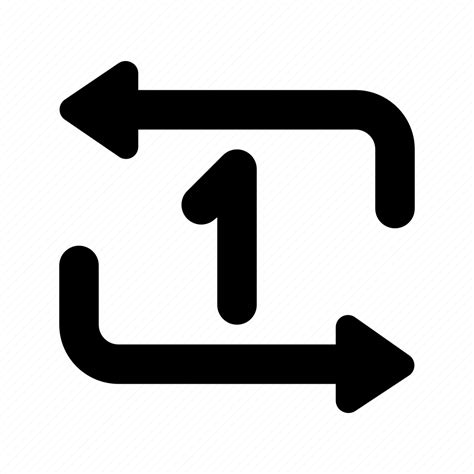 Music Repeat Repeating Ui Icon Download On Iconfinder