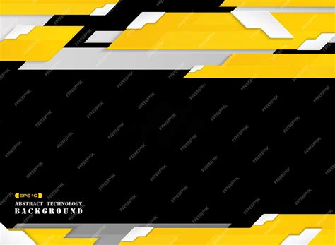 Premium Vector Abstract Of Futuristic Gradient Yellow Stripe Line Pattern