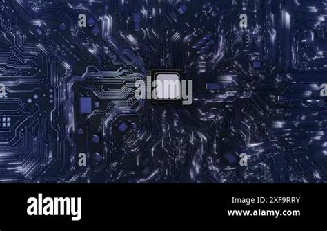 electronic circuit board processor chipset circuit board background futuristic cyberspace
