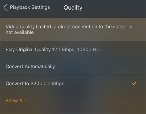 poor quality outside my network r plex