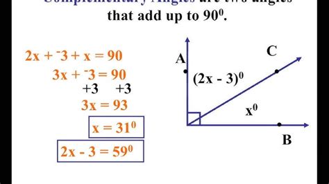 Complementary And Supplementary Angles Worksheets 7th Grade