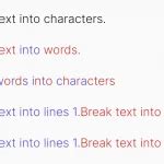 Split Text Into Lines Words Or Characters Split Text CSS Script