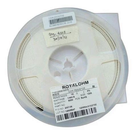 Smd Royal Ohm Chip Resistor For Electrical Industry At Rs 1piece In