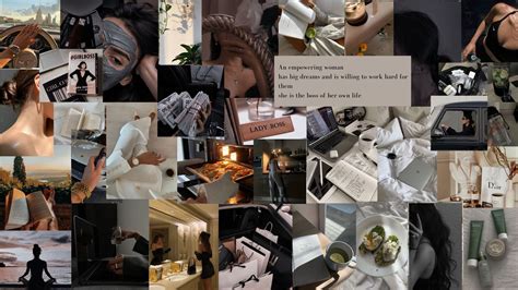 Girl Boss Vision Board Laptop Wallpaper