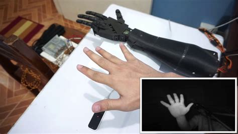 computer vision hand tracking robot control youtube