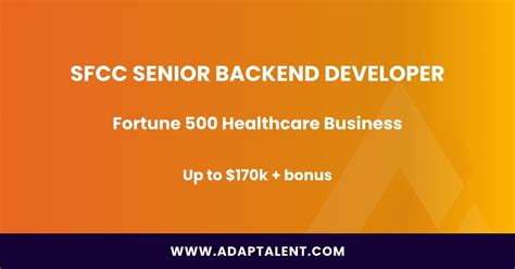 Adapt Talent On Linkedin 💥current Vacancy💥 Sfcc Senior Backend