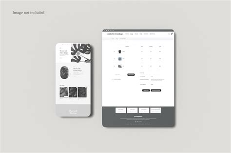 클라이언트에게 Ui 디자인을 보여주기 위한 Top View Screen Mockup 프리미엄 Psd 파일