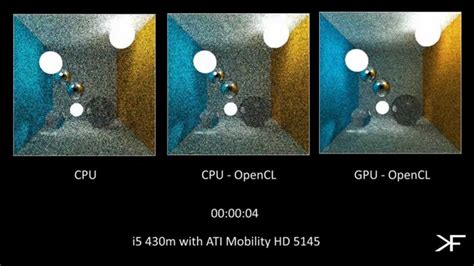 cpu vs gpu opencl comparison youtube